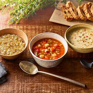 食物繊維たっぷりレトルトスープ｜コラム 食べもの｜からだスマイルプロジェクト